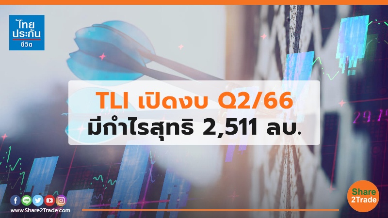 TLI เปิดงบ Q2/66 มีกำไรสุทธิ 2,511 ลบ. | Share2Trade